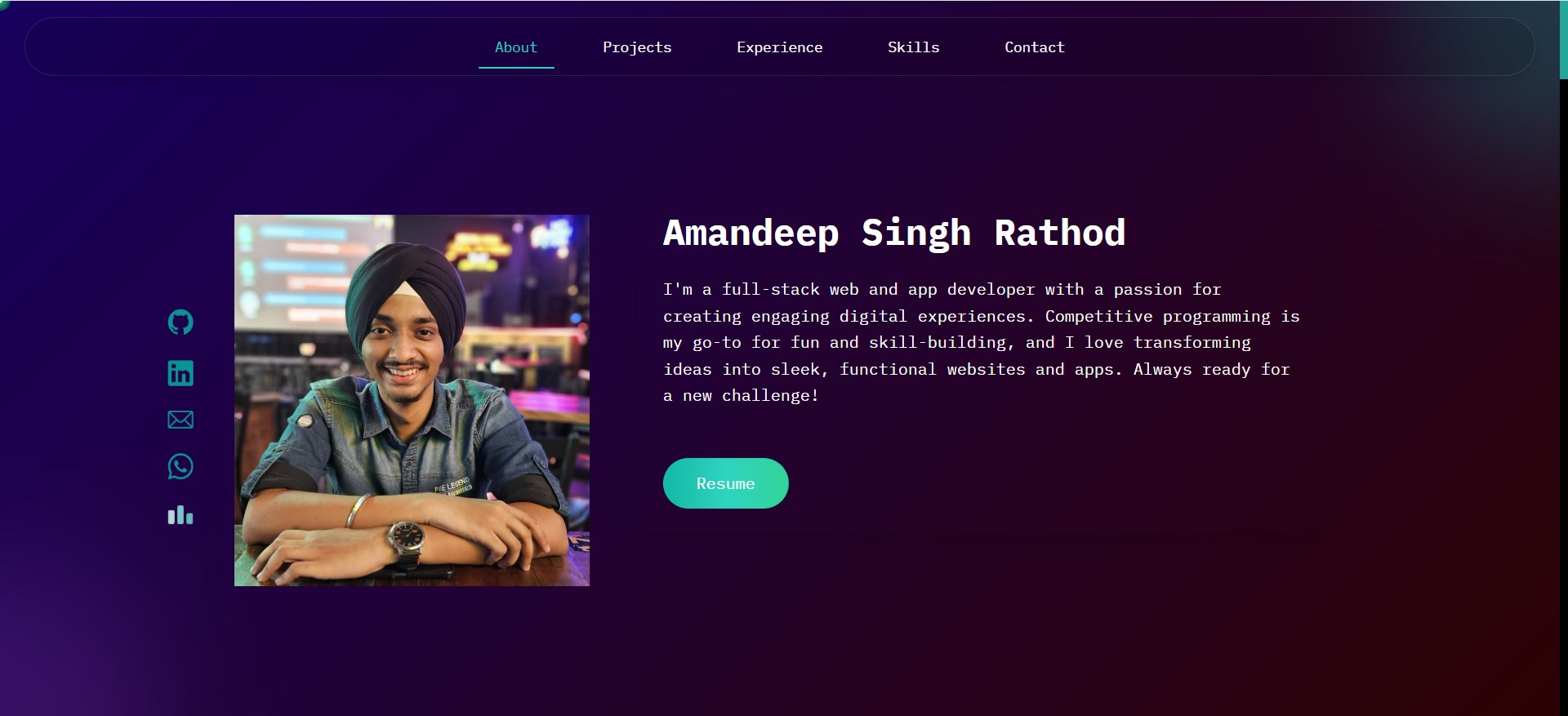 Amandeep Singh Rathod | Full Stack Engineer